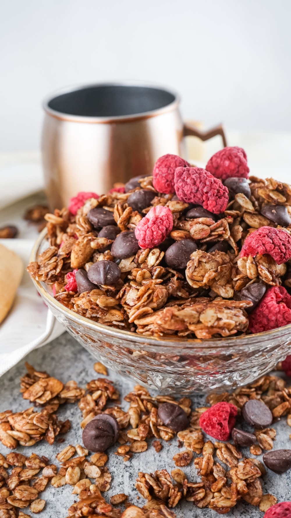Raspberry Dark Chocolate Granola - Whole Food Bellies