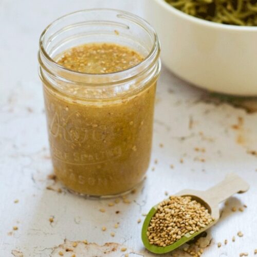 Light and Creamy Miso and Roasted Sesame Dressing - Whole Food Bellies