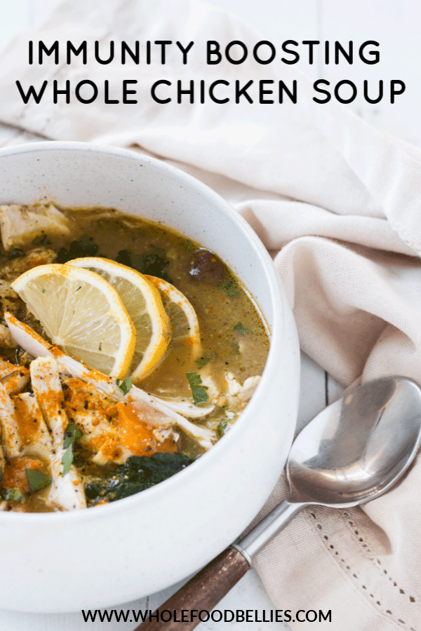 One Pot Ginger and Lemongrass Chicken Soup - Whole Food Bellies