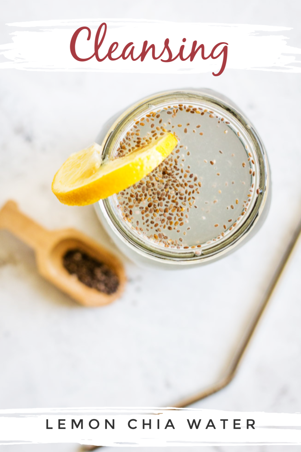 Lemon Infused Chia Water - Whole Food Bellies
