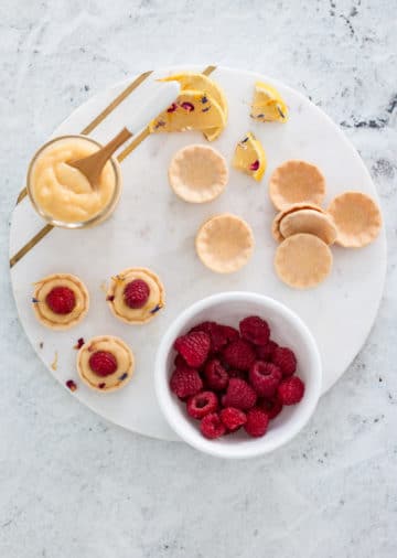 Mini Lemon Tarts with Fresh Raspberries - Whole Food Bellies