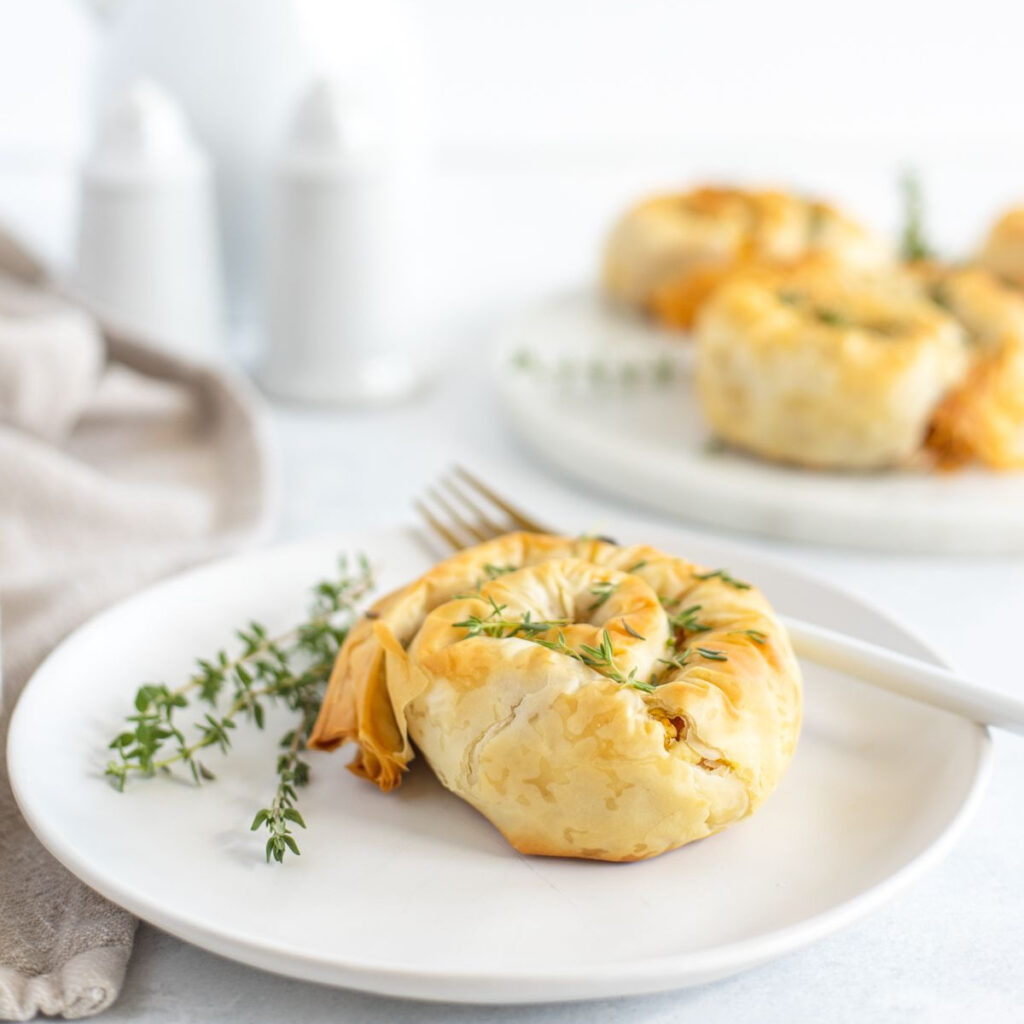 Feta and Pumpkin Phyllo (Filo) Savory Hand Pies - Whole Food Bellies