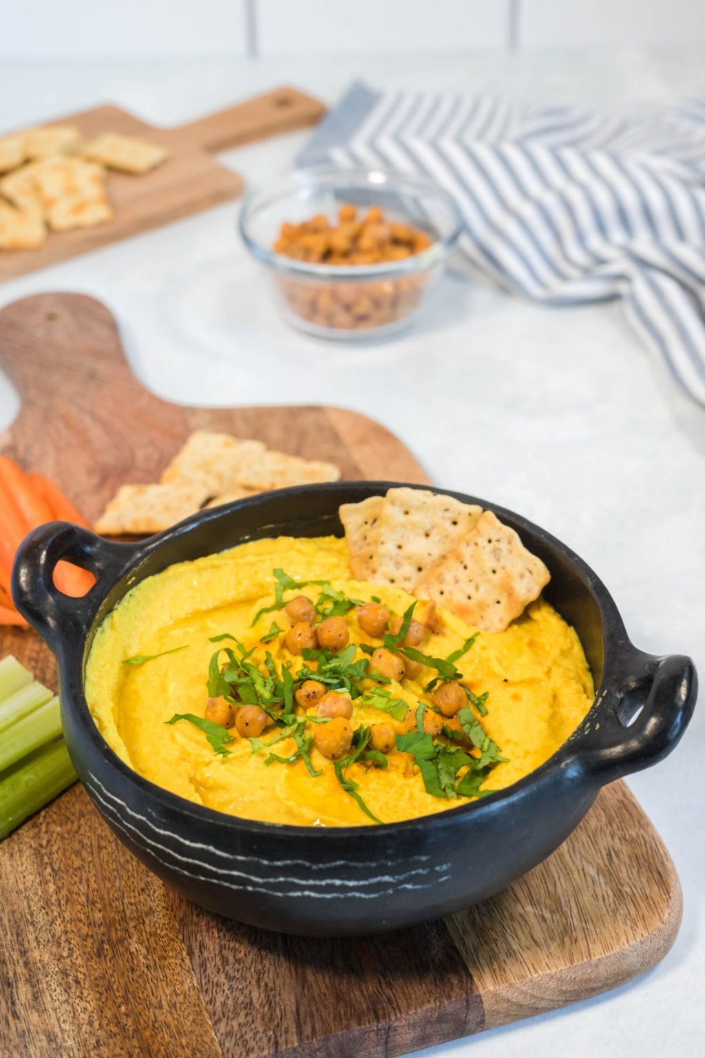 Golden Turmeric Hummus - Whole Food Bellies